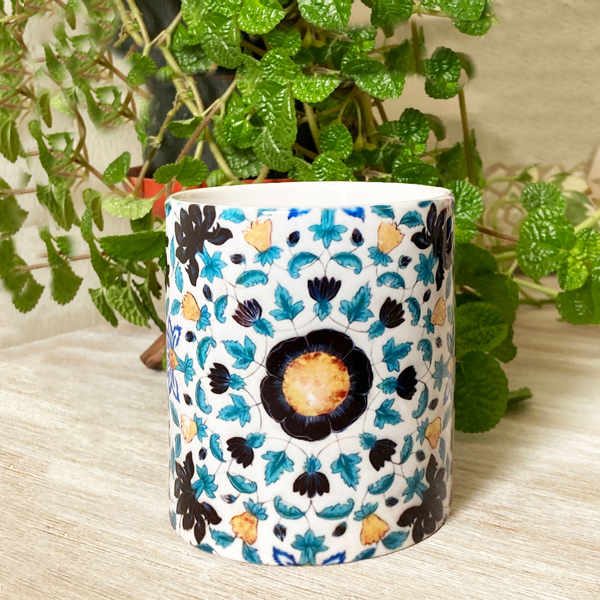 Mug - Amer Fort, Painted Medallion – Froggmag