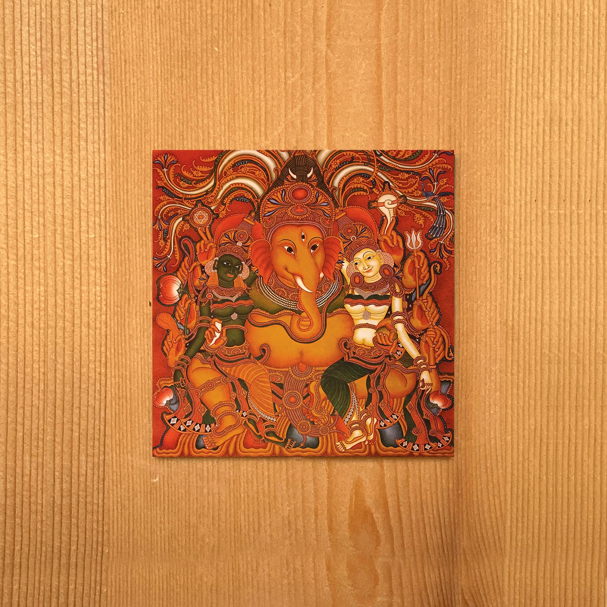 Fridge Magnet Single - Kerala Mural - Ganesha – Froggmag